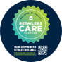 Window Cling & Counter Sticker - Retailers Care